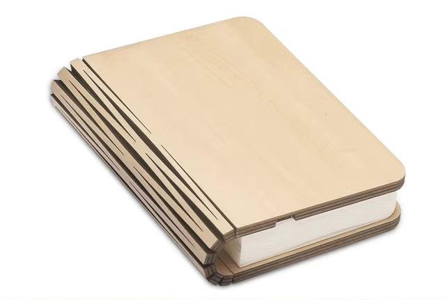 Folding Wooden Book Light – Moss and Fog