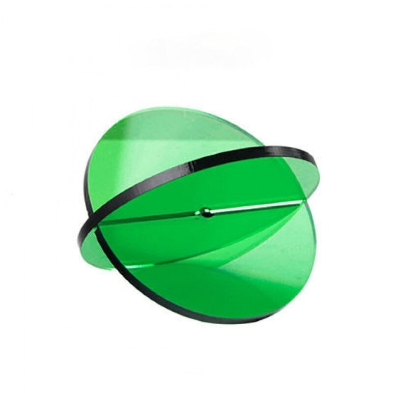 Modern Geometric Acrylic Desktop Toy or Coaster – Moss and Fog