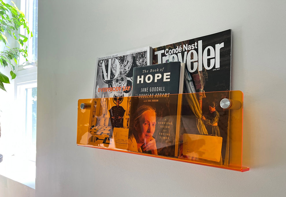 Modern Acrylic Wall Organizer – Moss and Fog