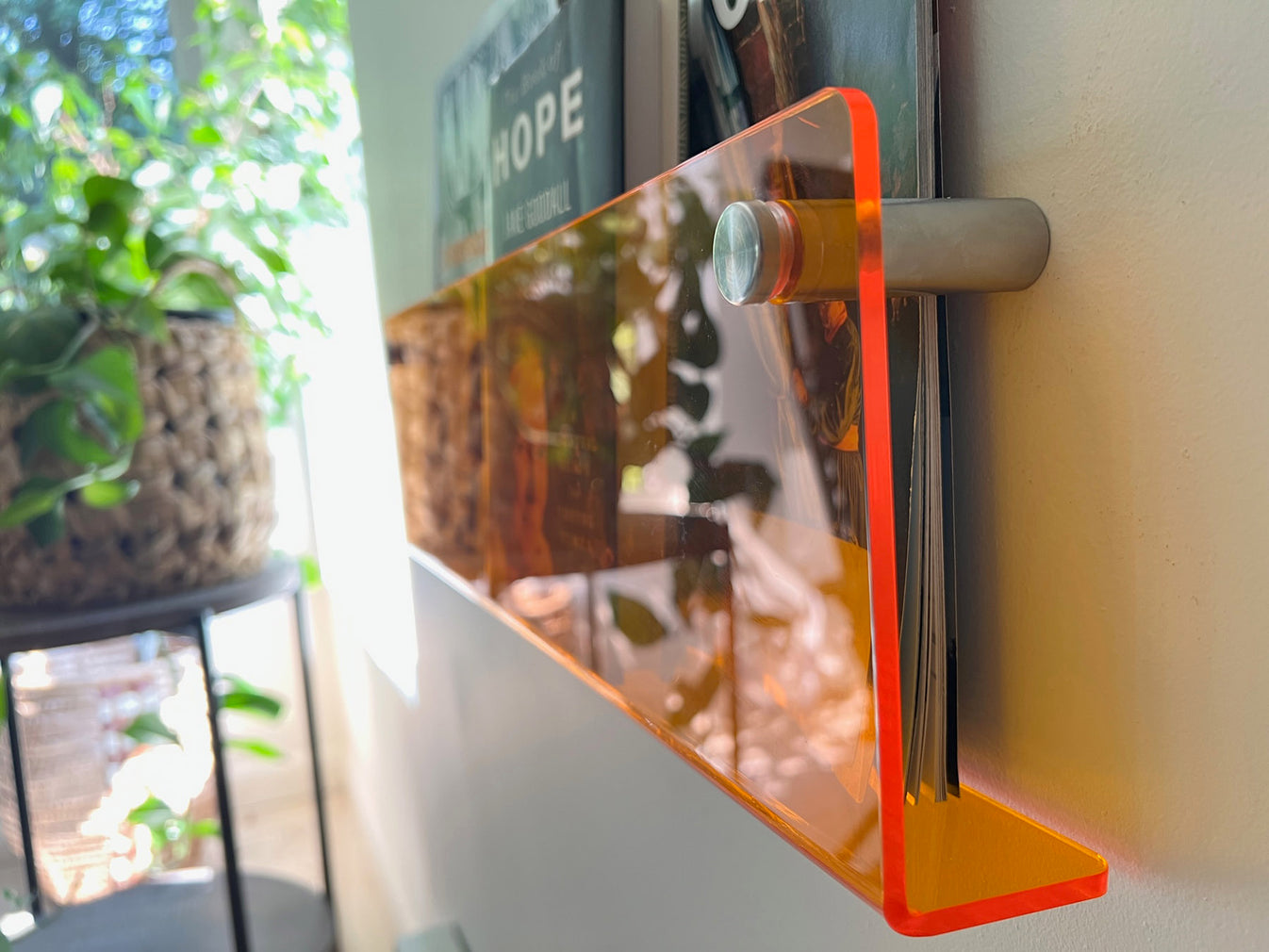 Modern Acrylic Wall Organizer – Moss and Fog