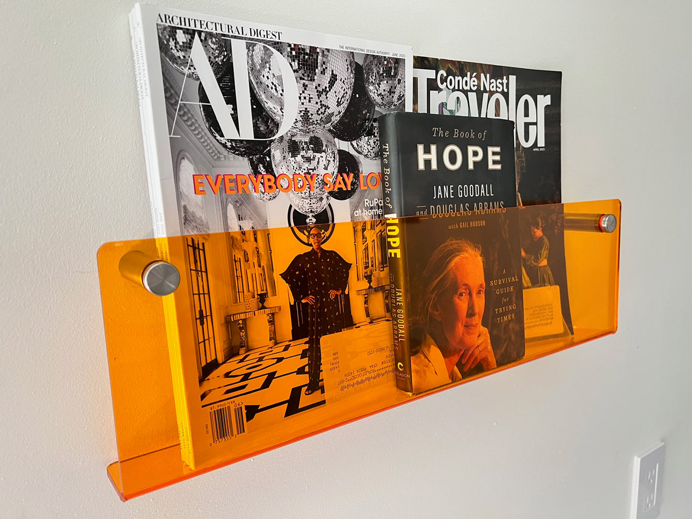 Modern Acrylic Wall Organizer – Moss and Fog